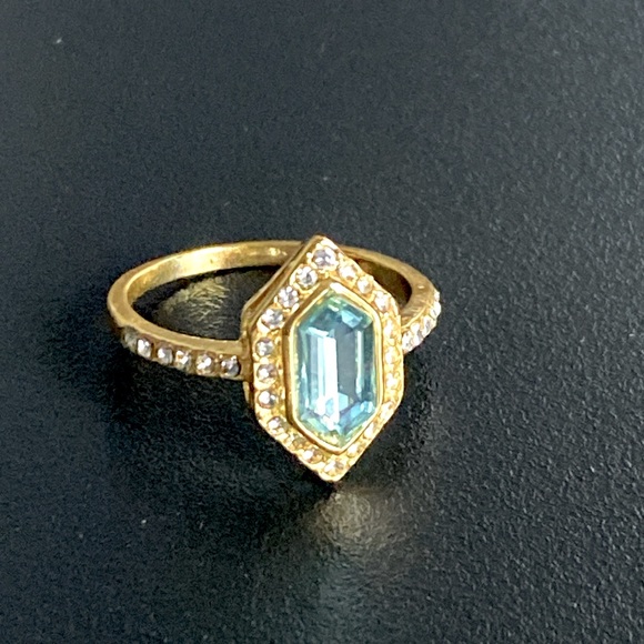 Jewelry | New Aquamarine Color Ring Art Deco Styled Womens | Poshmark
